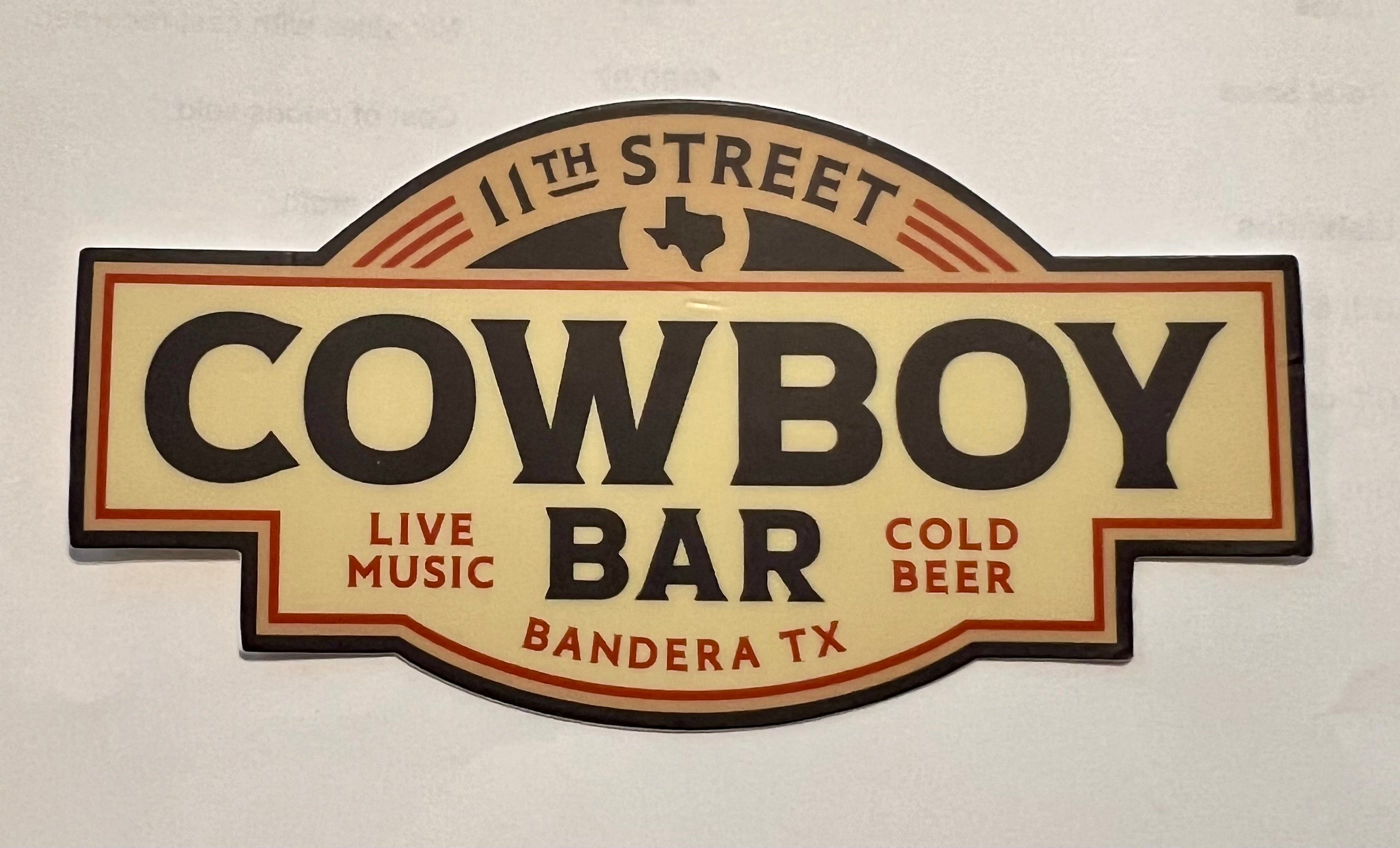 Sticker - Hero Logo (small) – 11th Street Cowboy Bar - El Vaquero ...