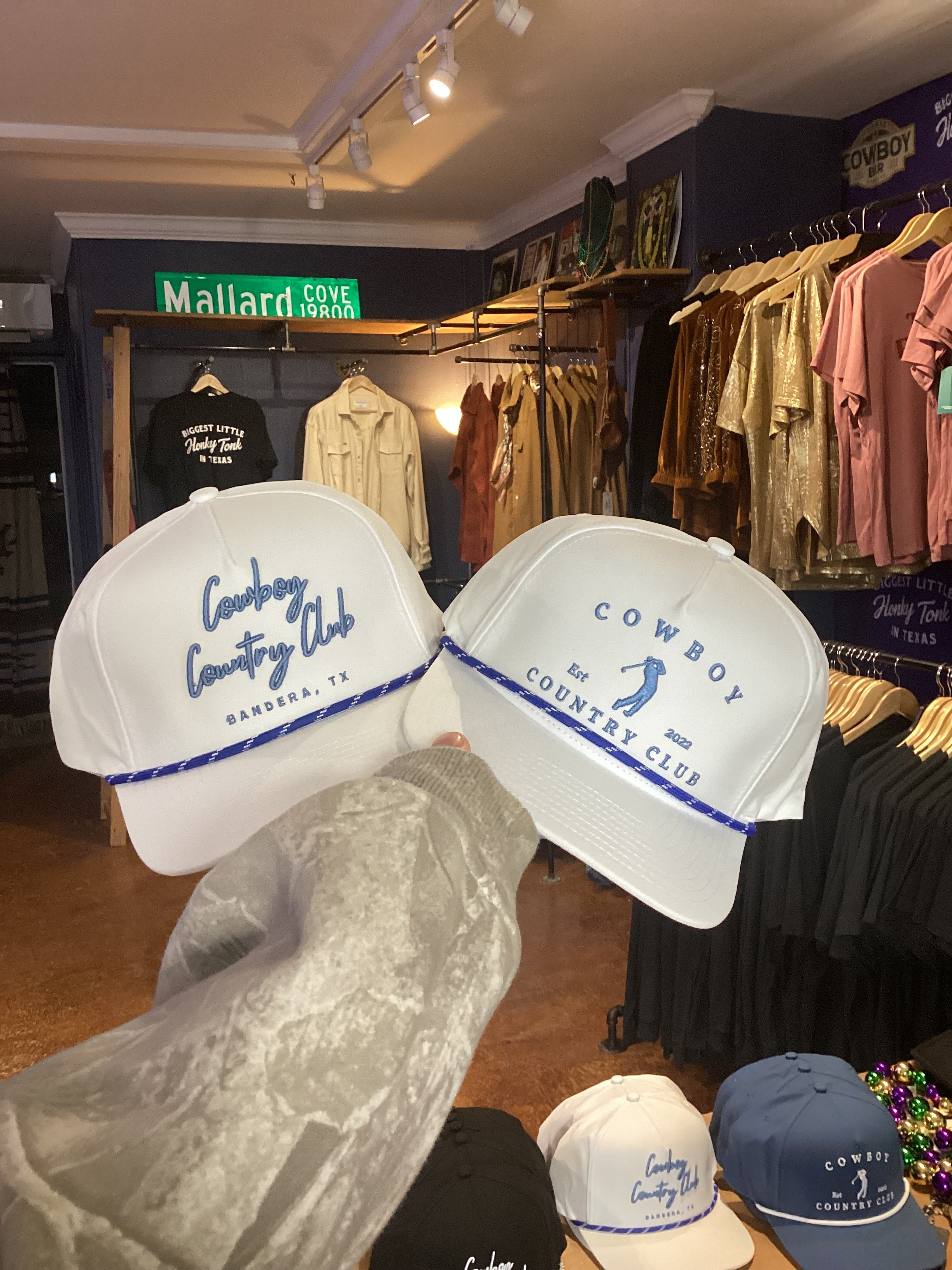 COWBOY COUNTRY CLUB CAP – 11th Street Cowboy Bar - El Vaquero Bandera, LLC